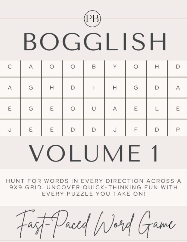 Boggle Word Game - Puzzle Bliss